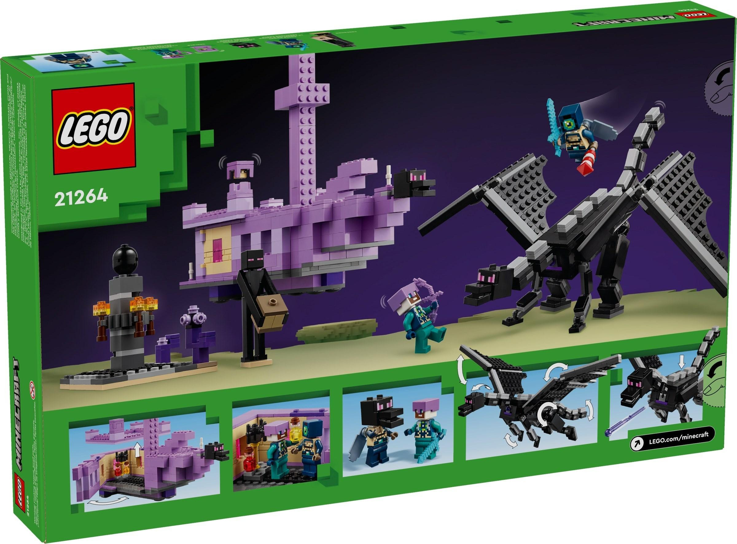 LEGO MINECRAFT 21264 THE ENDER DRAGON AND END SHIP | Reed Comics